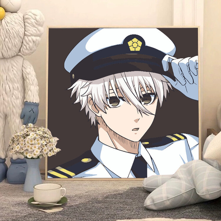 Bungo Stray Dogs Осаму Дадзай DIY Цифровая масляная живопись Раскраска ручной работы Накахара Чуя Аниме товары Акриловая живопись