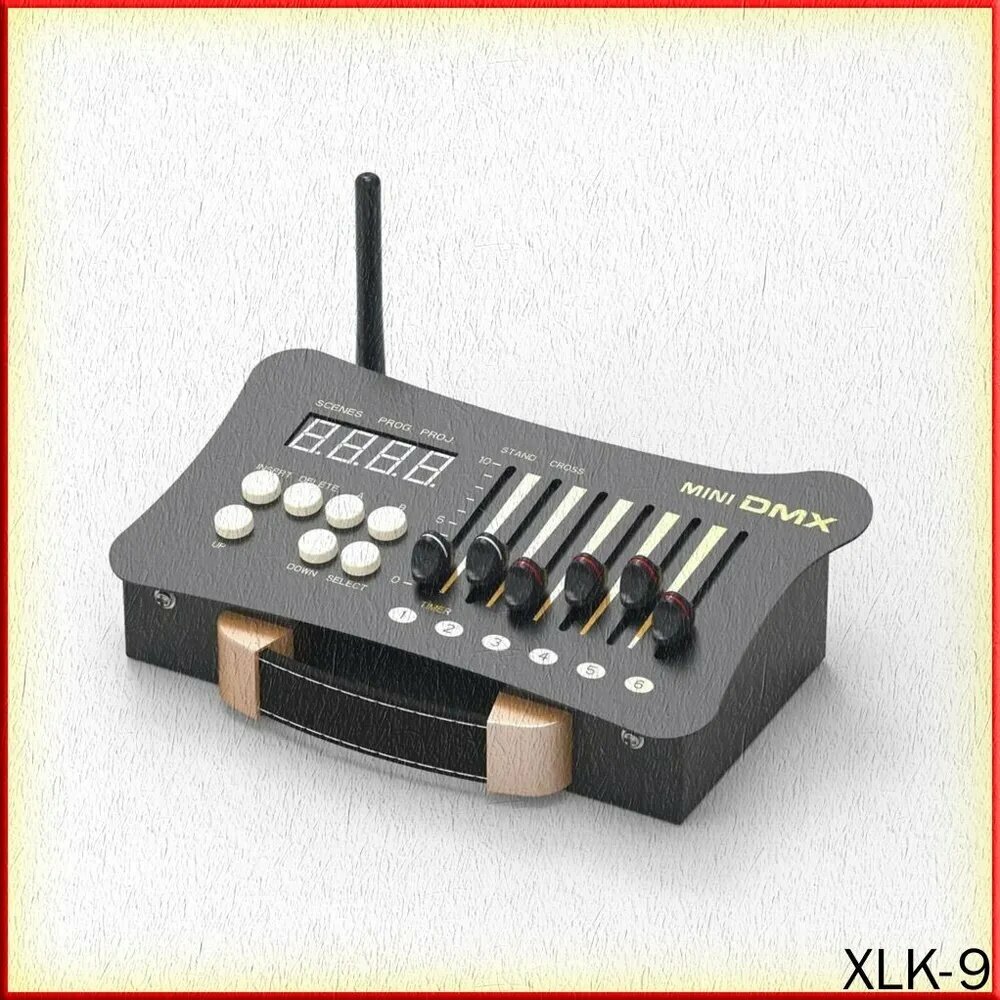 Пульт DMX 512 контроллер сценического света и оборудования на 54 каналов