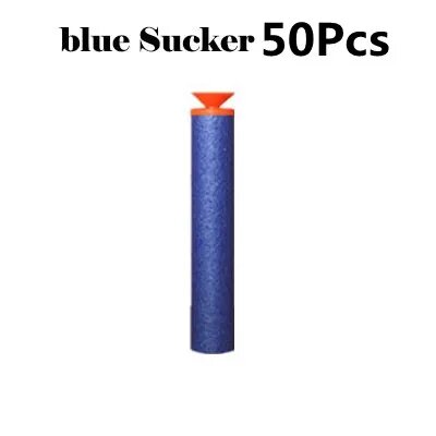 Мягкие пули для бластеров Nerf N-strike Elite Series, 100 шт, синие Синий, 50 Pcs-blue sucker