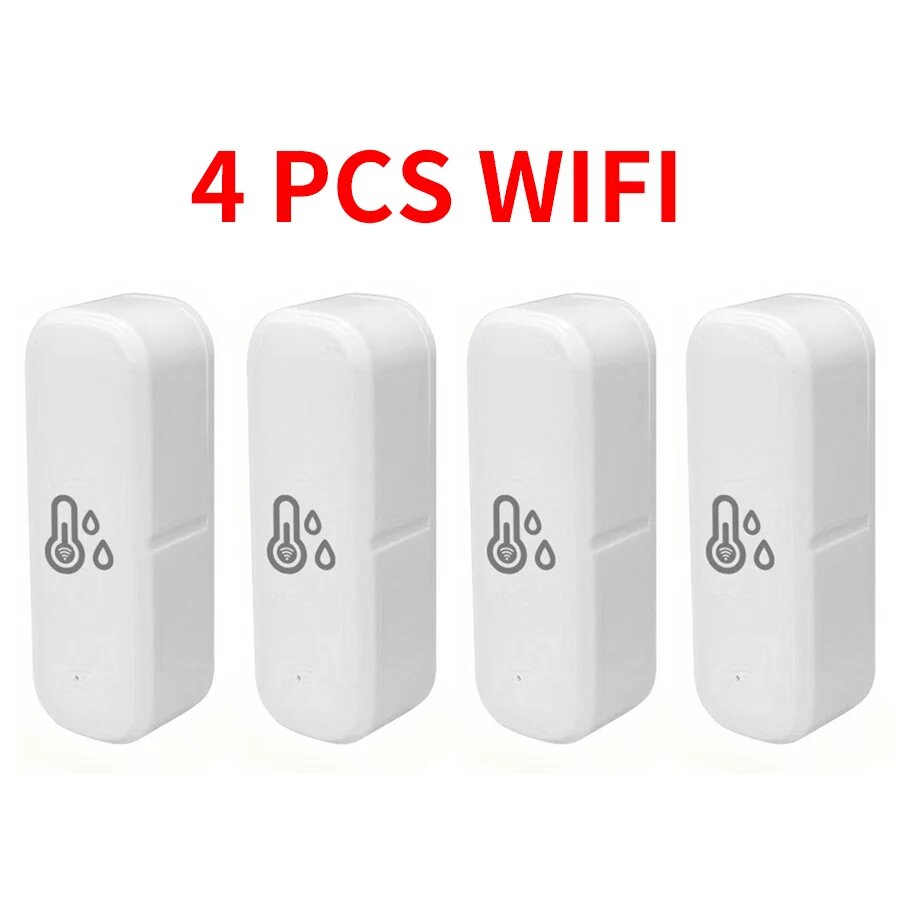 4 шт. Термогигрометр Wi-Fi для умного дома