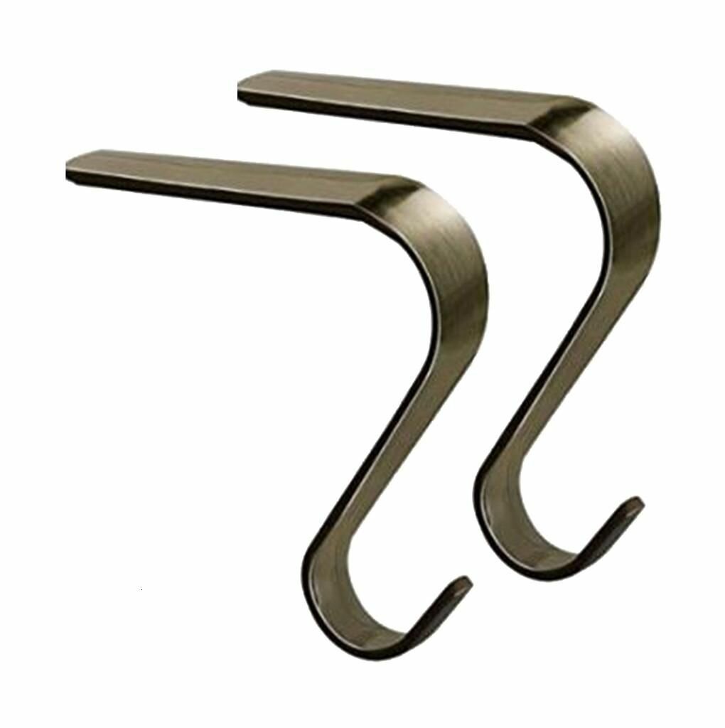 Прочные металлические крючки для рождественских украшений, античный зеленый - 2