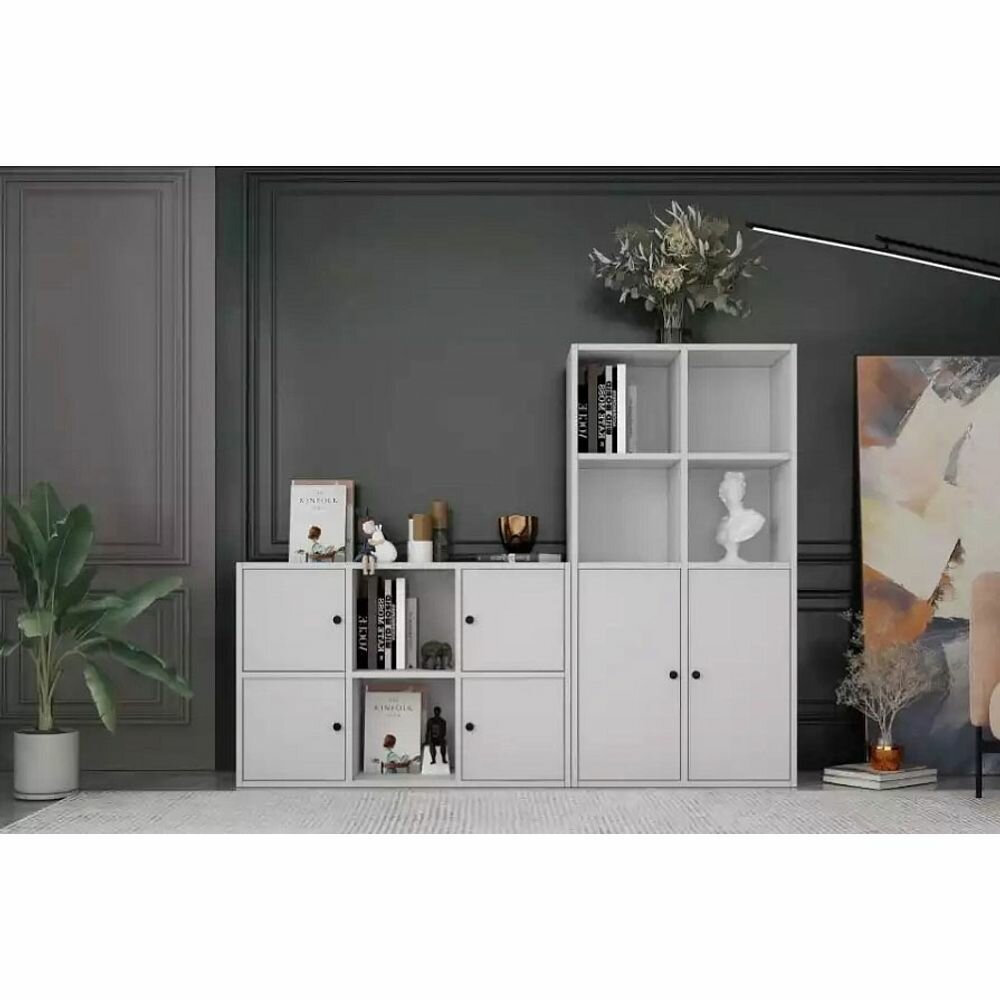 Фиеста К Стеллаж Билли Айден 2 Белый FS дизайн IKEA