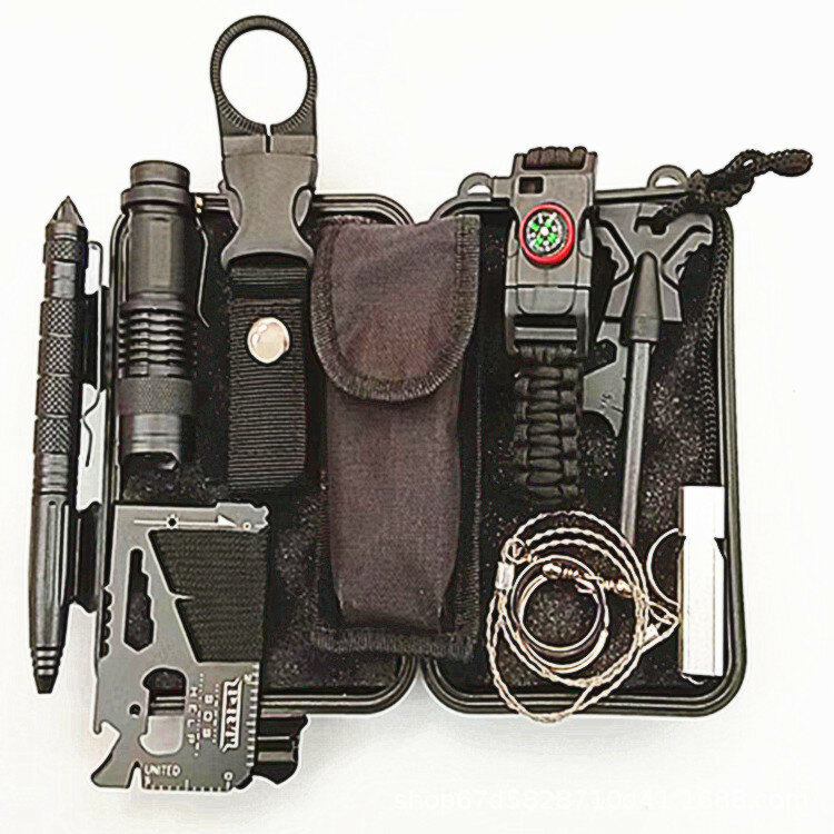 Набор инструментов для выживания на природе, многофункциональное оборудование для первой помощи, набор браслетов для выживания, приключенческие принадлежности