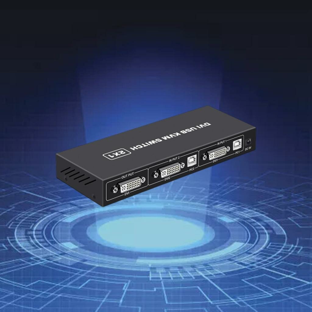 USB KVM-переключатель 2 в 1 — фото 1
