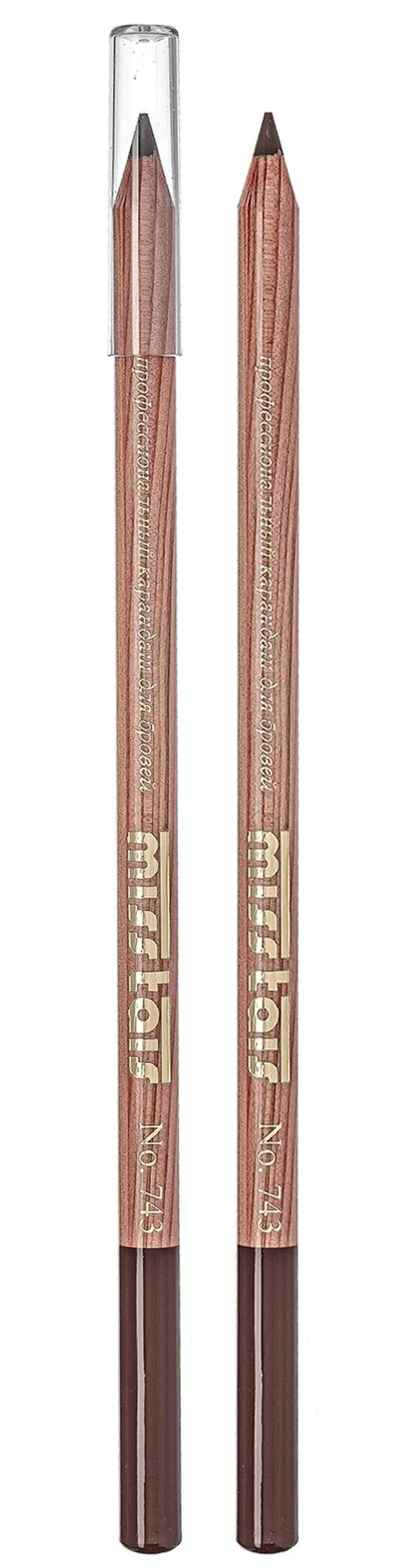 Miss Tais Косметический карандаш для бровей 743 натурально-коричневый