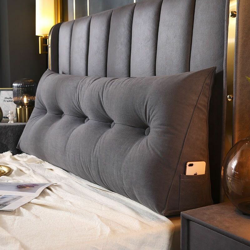 Подушка для дивана с треугольным изголовьем, мягкий чехол, съемный и стираемый, подушка для изголовья, татами, подушка для спинки