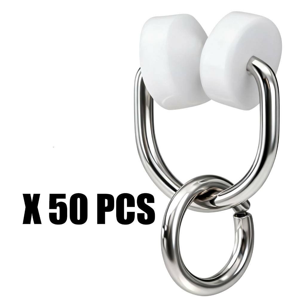 Крючки для штор в автодом 50 шт, Подвесная петля