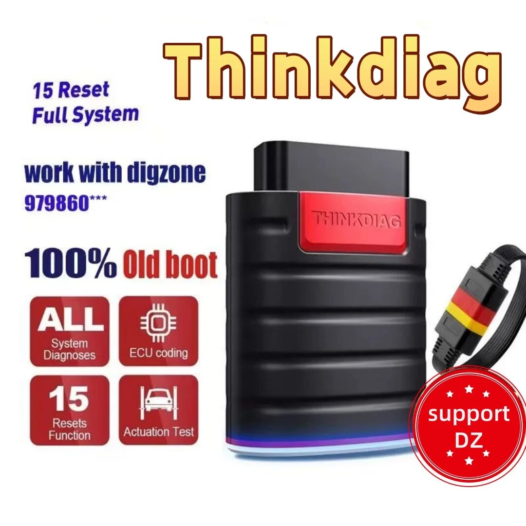 Thinkdiag старая версия Thinkdiag старый ботинок диазона полная система 16, сброс OBD2 сканер автомобильные диагностические инструменты кодирование ЭБУ