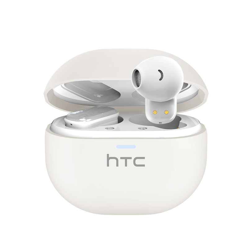 Беспроводная гарнитура HTC NE16 Bluetooth 6.0+ ENC с шумоподавлением, длительное время автономной работы, белый
