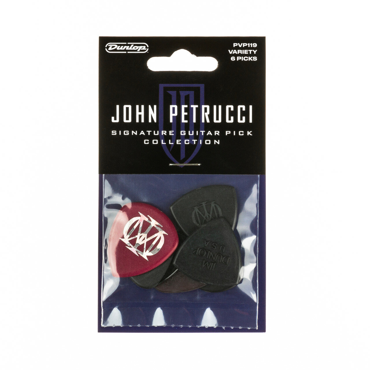 Dunlop PVP119 John Petrucci Signature Pick Набор медиаторов, 6 штук.