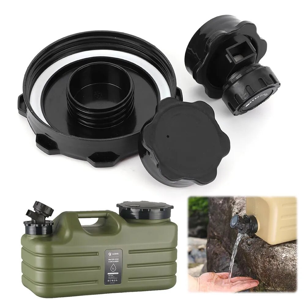 Ведро для хранения воды большой емкости 12 литров со съемным краном(крышка ведра)