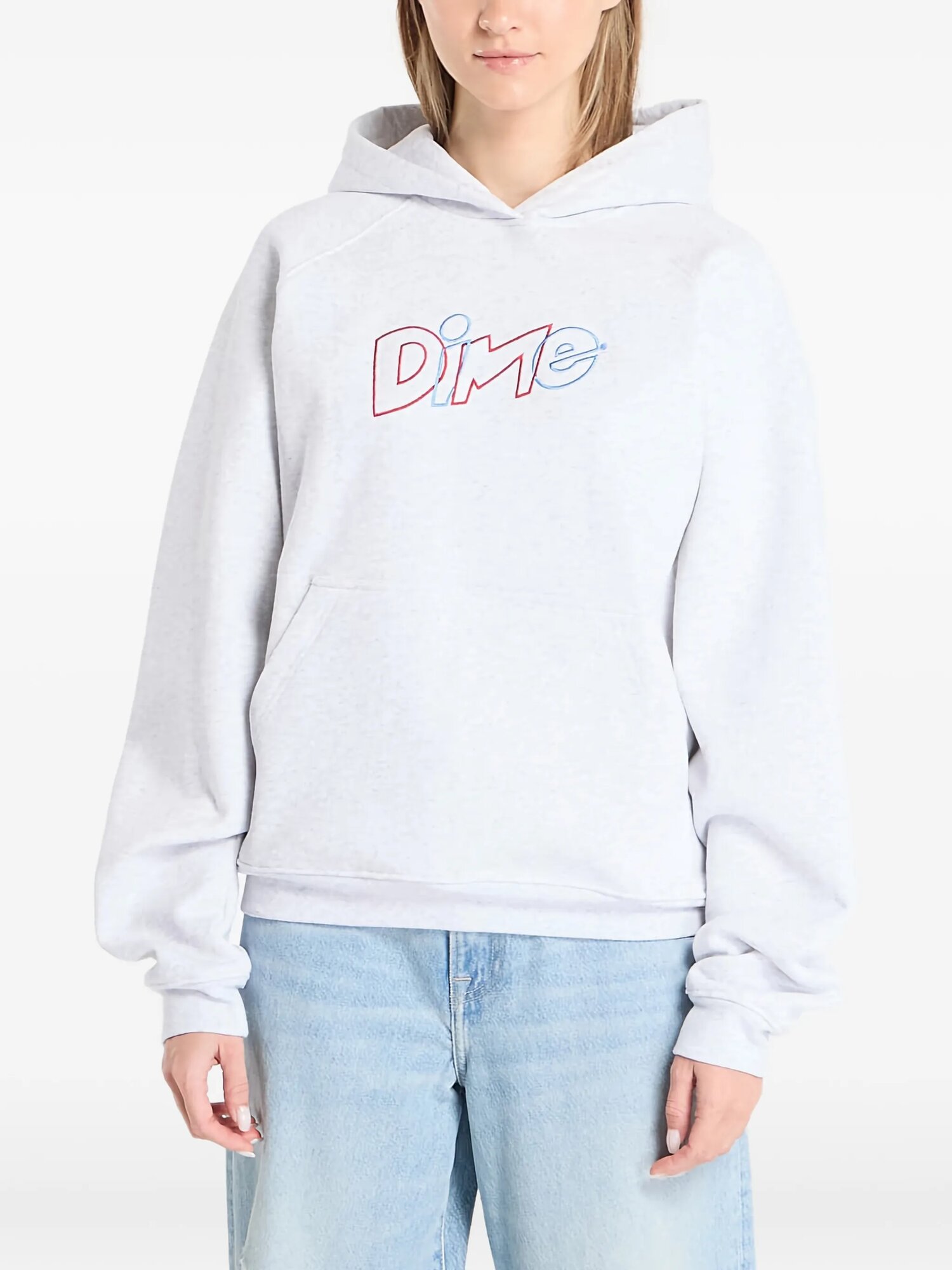 Худи Dime Embroidered hoodie, размер 50, , grey — фото 1