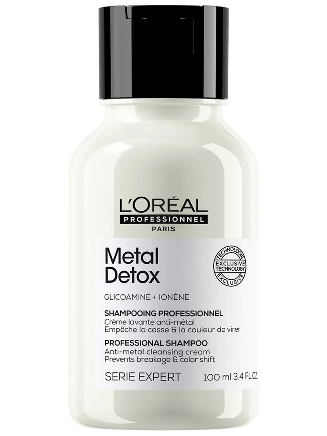 Шампунь L'Oreal Professionnelle "Metal Detox", для восстановления окрашенных волос, 100 мл
