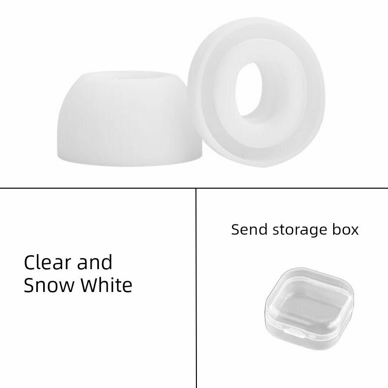 Силиконовые чехлы для наушников Xiaomi Redmi Buds4Pro/5/5Pro/6/6Pro Youth Edition Buds5/6 Universal [Qingxue White,