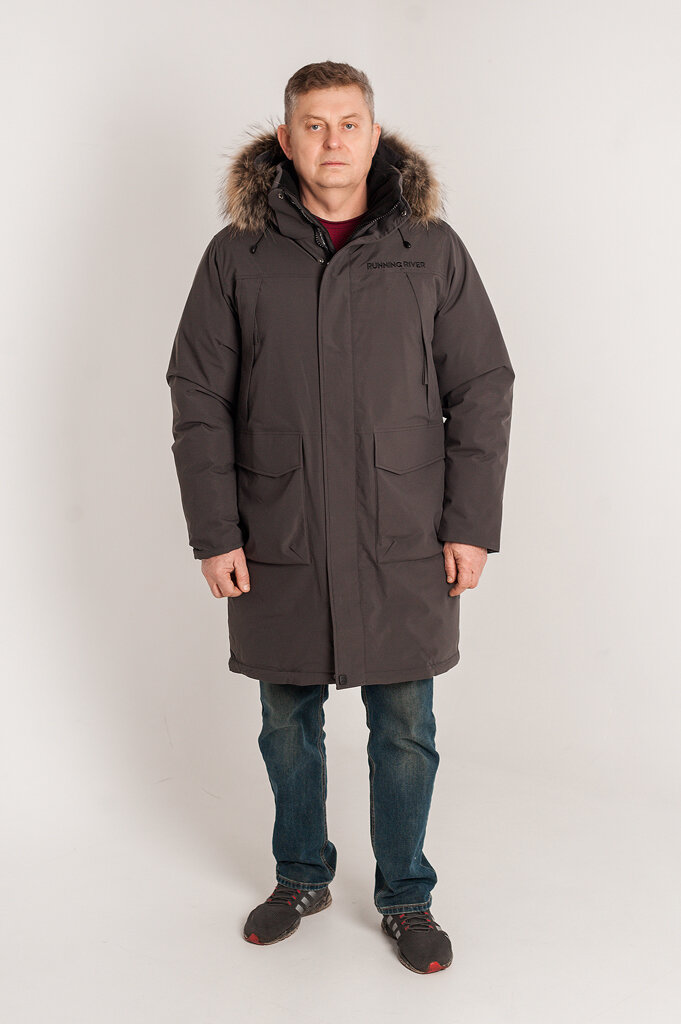 Парка зимняя удлинённая