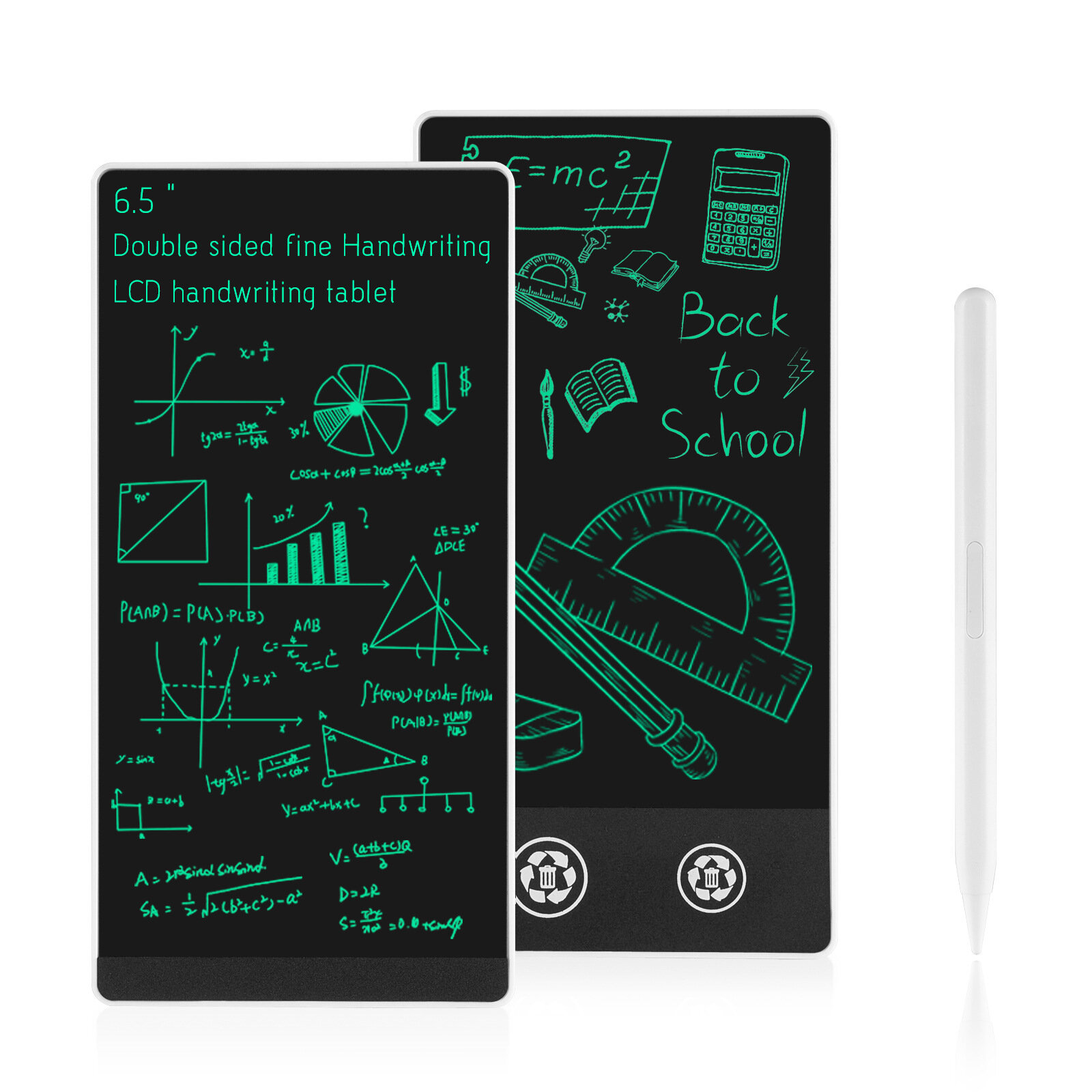 Жидкокристаллический планшет для письма, детская доска для рисования 6.5inch 9.5inch 11.5inch 15inch дюймов, доска для рисования от руки, цветной ЖК-экран, высокая конфигурация