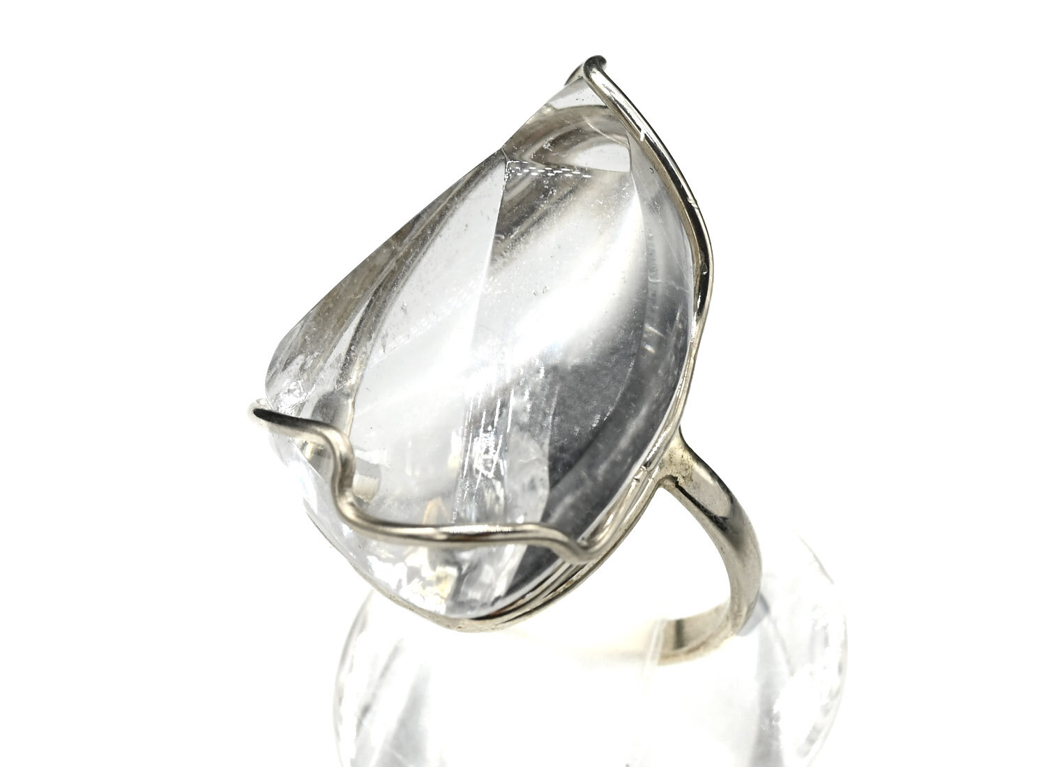 Кольцо, горный хрусталь