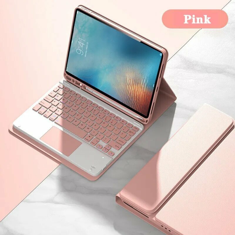 Чехол для планшета iPad 5th/6th Gen 9.7 дюймов, Чехол для планшета iPad 9.7 дюймов, русская клавиатура