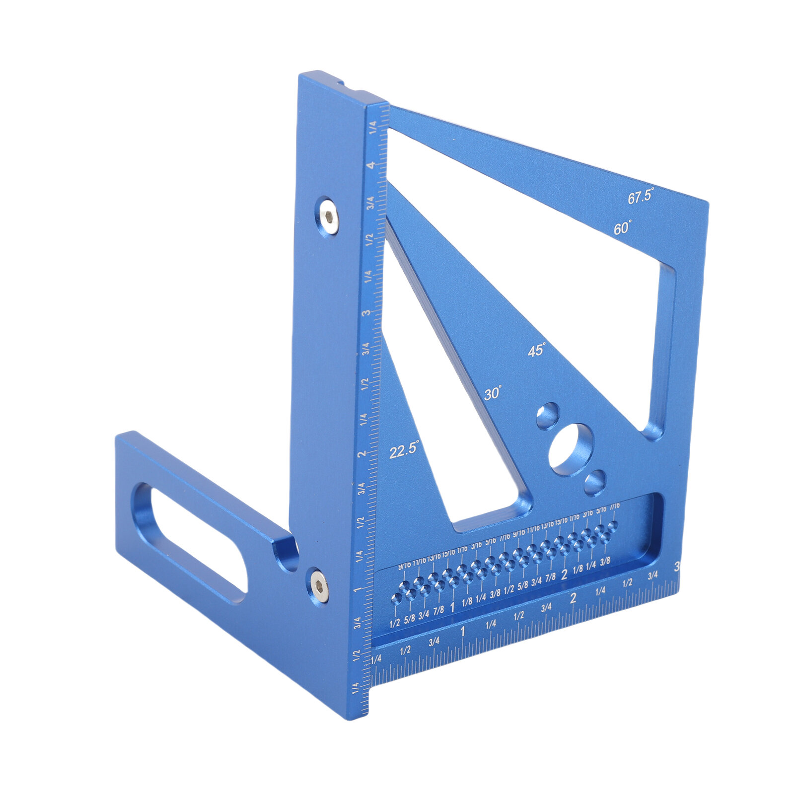 Линейка 3D многоугольная, универсальная, для деревообработки, черчения, с заданными углами.