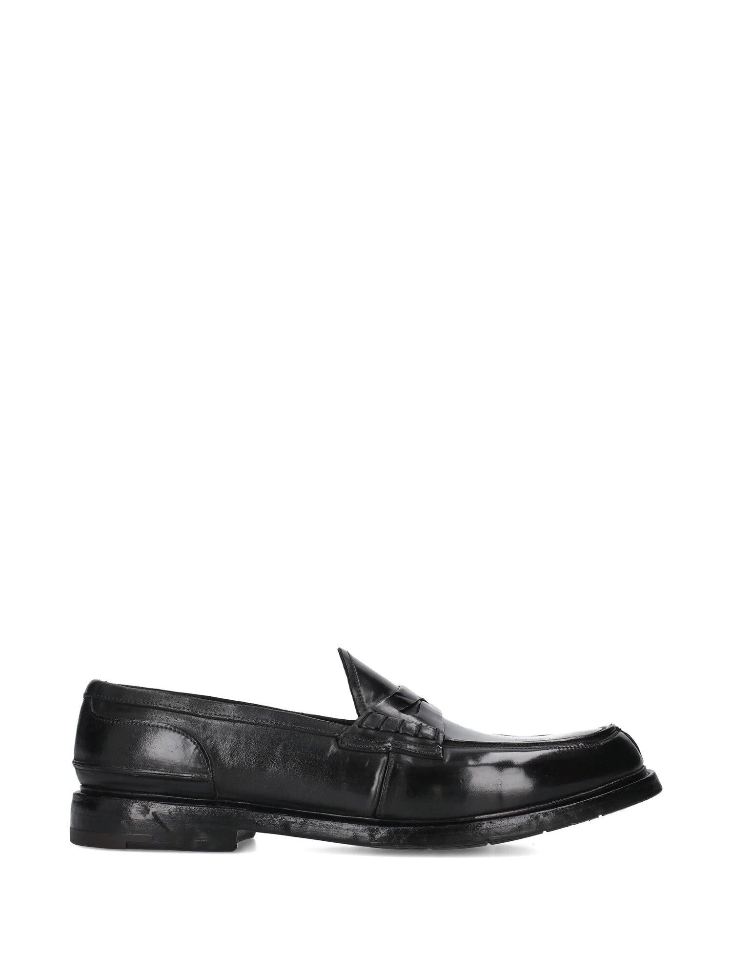 Лоферы Woven leather loafers