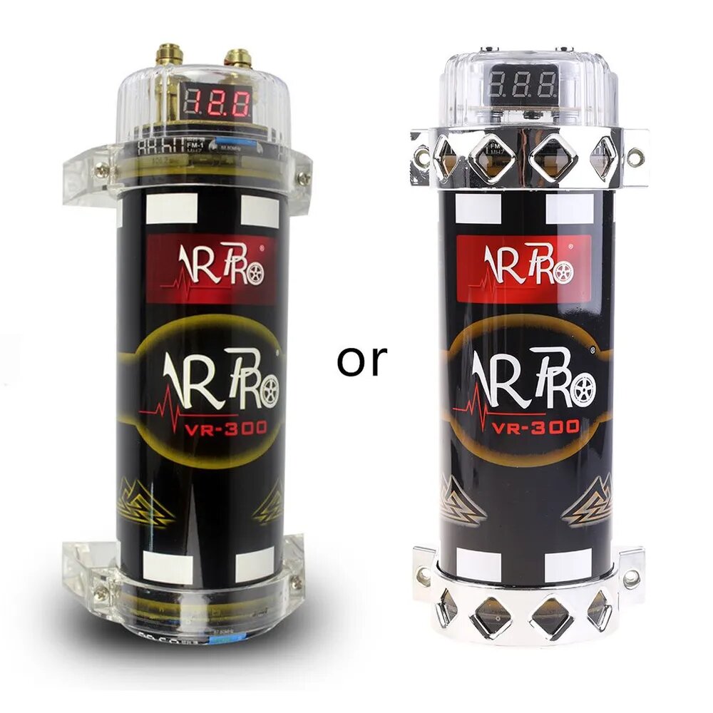 Модификация автомобиля 3.0F аудио конденсатор Фарадея VR-300 для улучшения качества звука