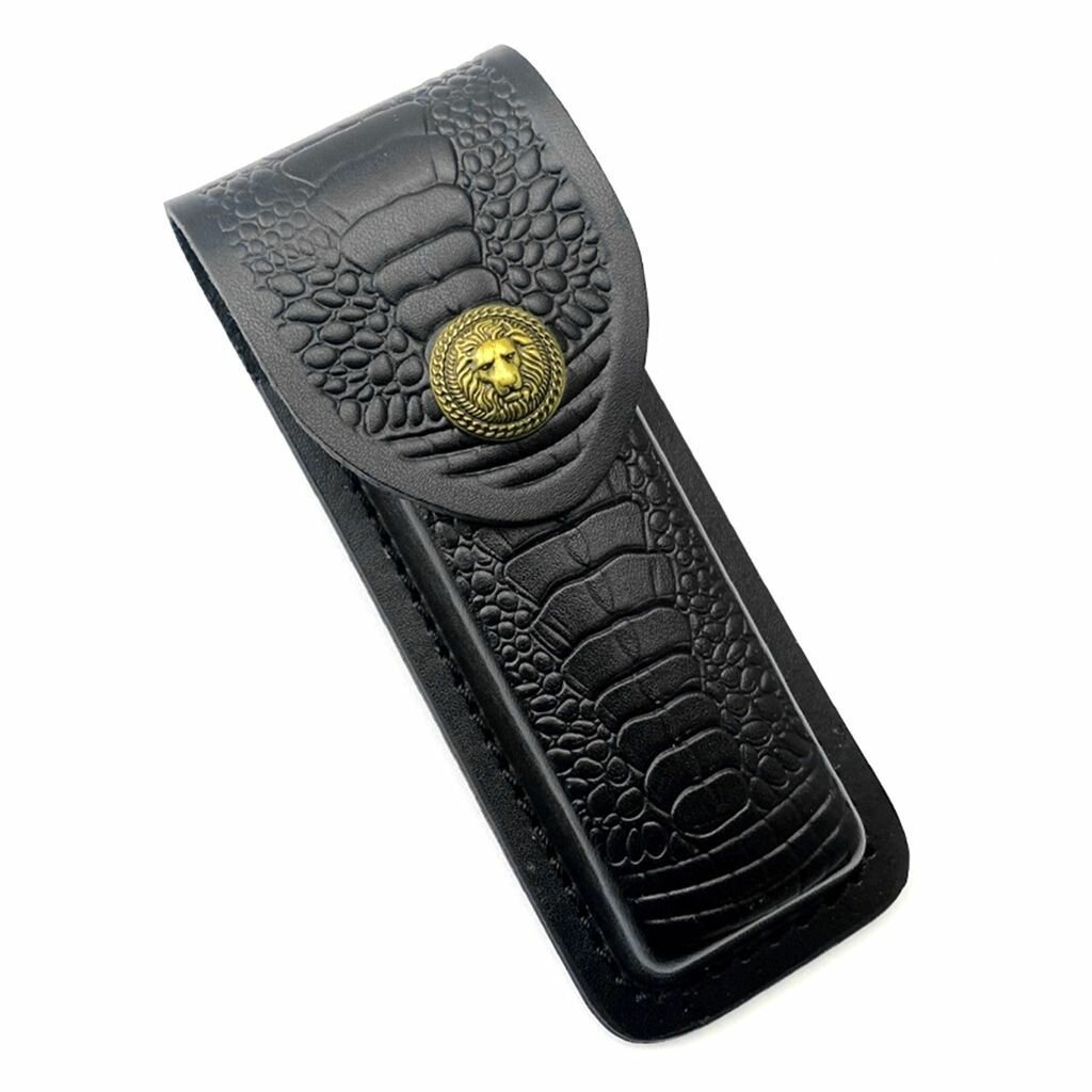 Кожаный чехол для складного ножа