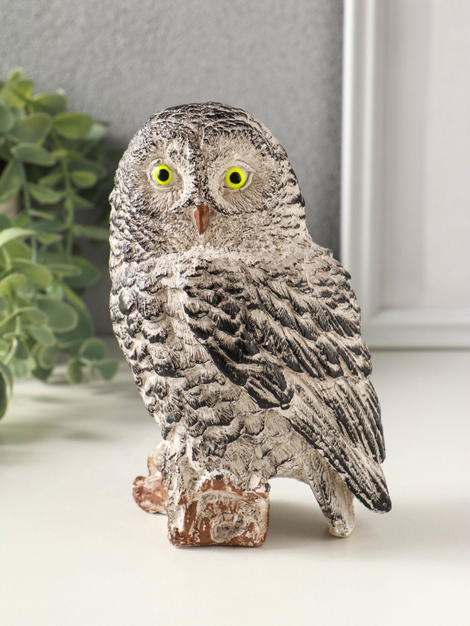 Статуэтка Сима-ленд "Сова", гипс, высота 15 см, цвет мультиколор