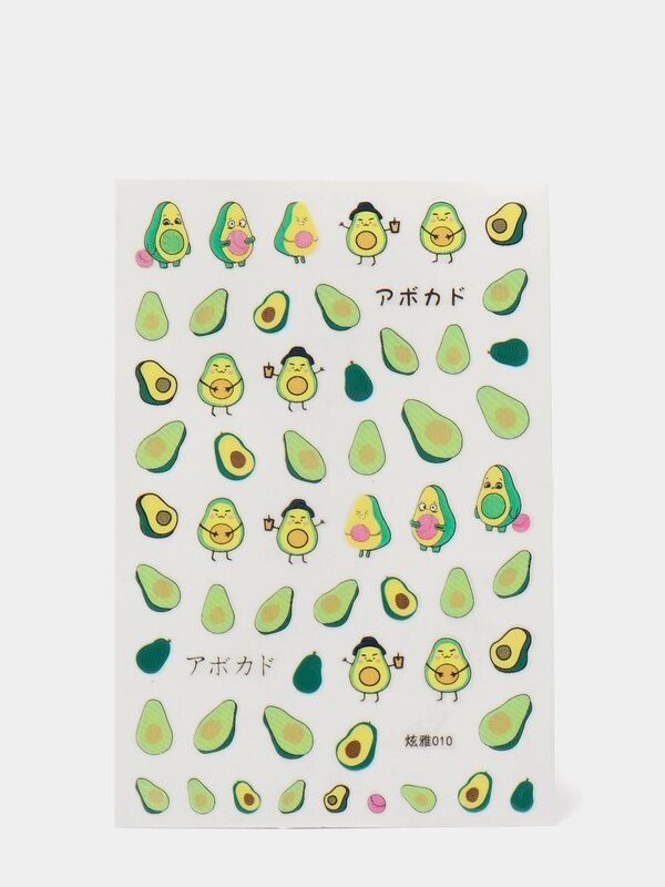 Слайдеры для дизайна ногтей, стикеры-наклейки для маникюра, 4 вида