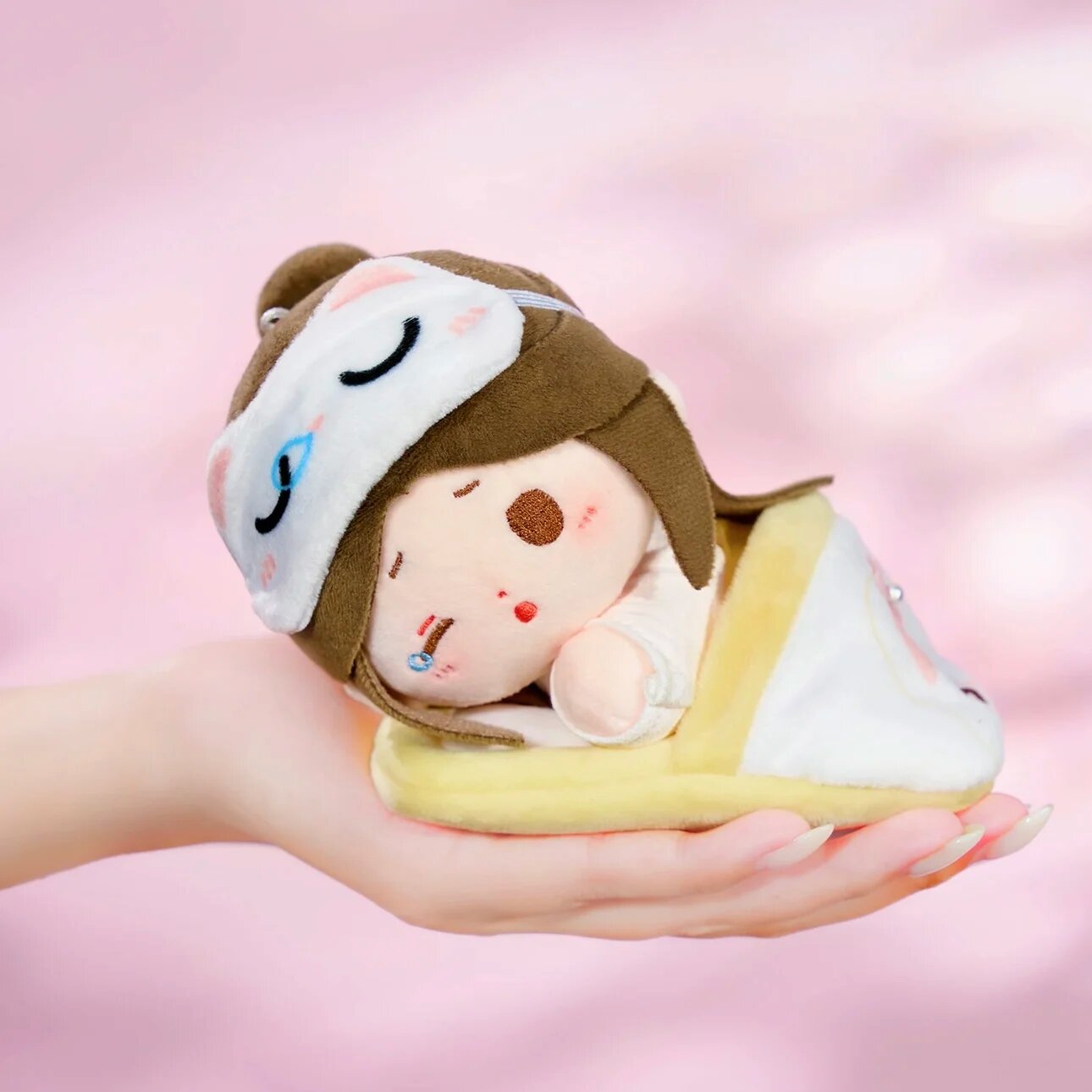 MINISO Tian Guan Ci Fu Fluffy Sweet Dream Series брелок Бежевый, confirm 4
