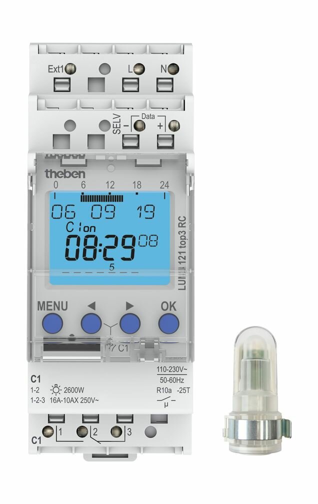 Сумеречный выключатель Theben LUNA 121 top3 RC AL