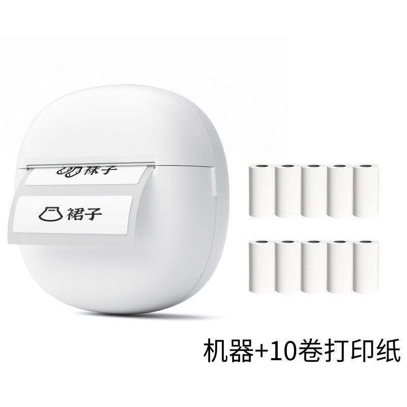 Мини-принтер LUCKJINGLE-A2, портативный принтер, этикетки, стикеры, Bluetooth, мини-термопринтер