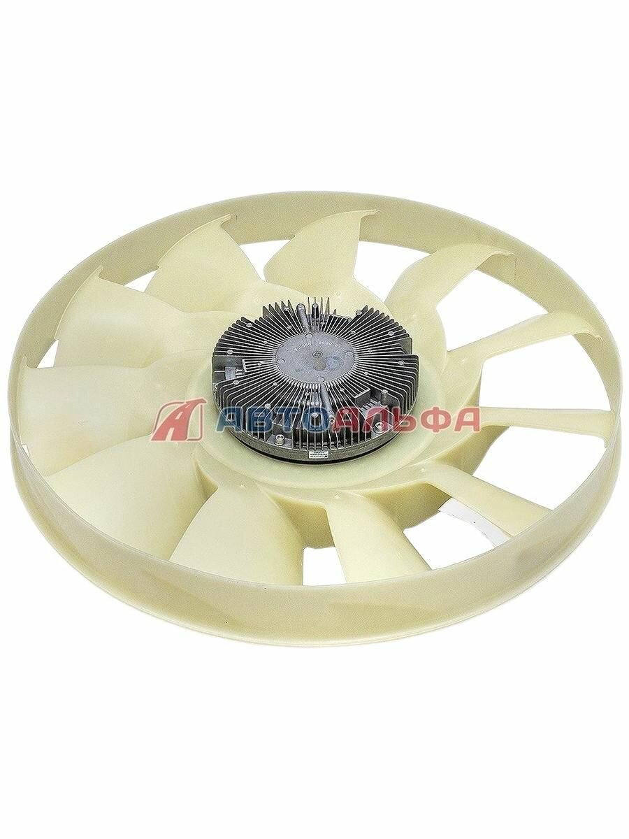 Муфта вязкостная с крыльчаткой (650) КАМАЗ в сборе для дв. Cummins ISB6.7e4 245, ISBe6.7E4 300, ISB6.7 300 (АО птфк Технотрон г. Набережные Челны)