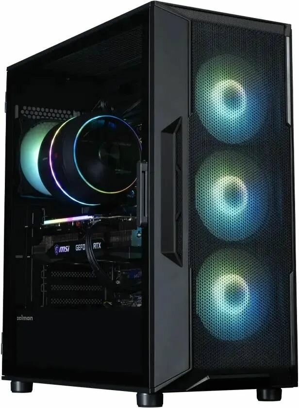 Корпус Zalman I3 Neo ARGB V2 Black, Midi-Tower, без БП, черный