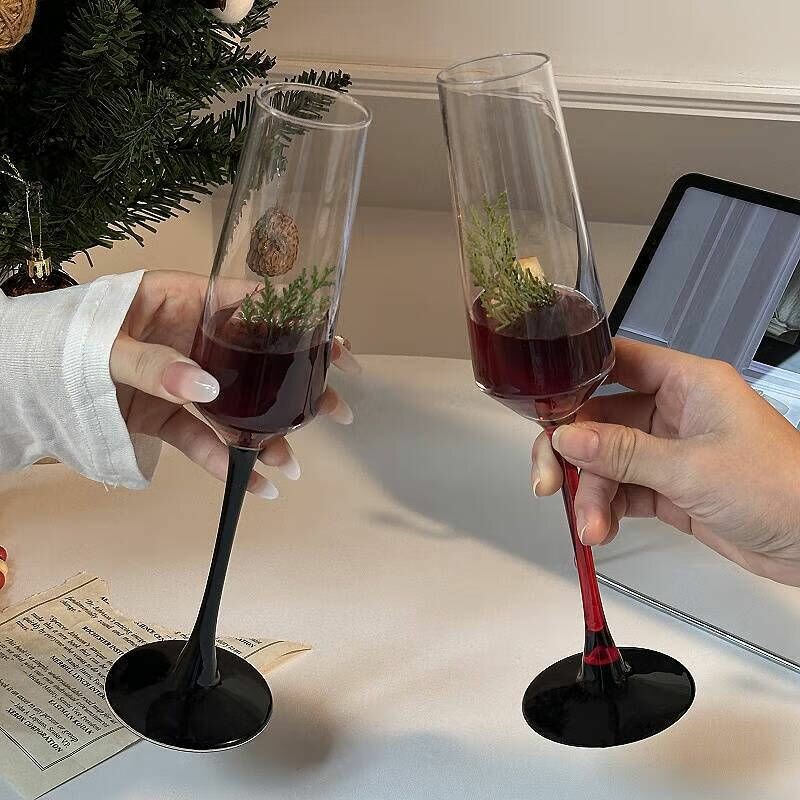 Набор бокалов для рисового вина с позолотой, набор для саке с декантером и рюмками