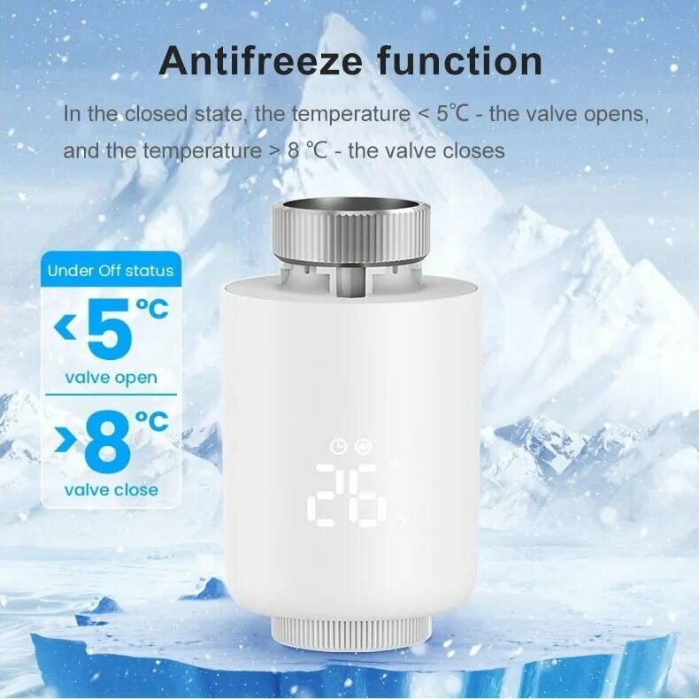 Клапан управления температурой Zigbee