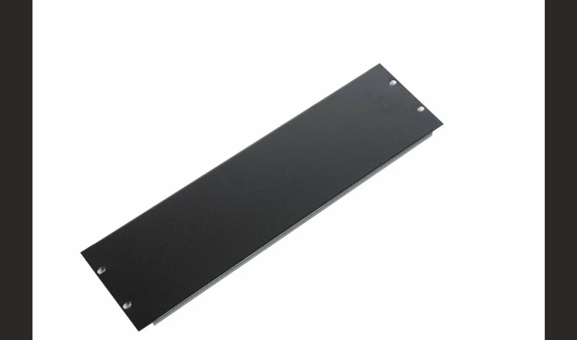 Фальшпанель ЦМО ФП-4-9005, для телекоммуникационных шкафов, металл, 19", 4U, черная