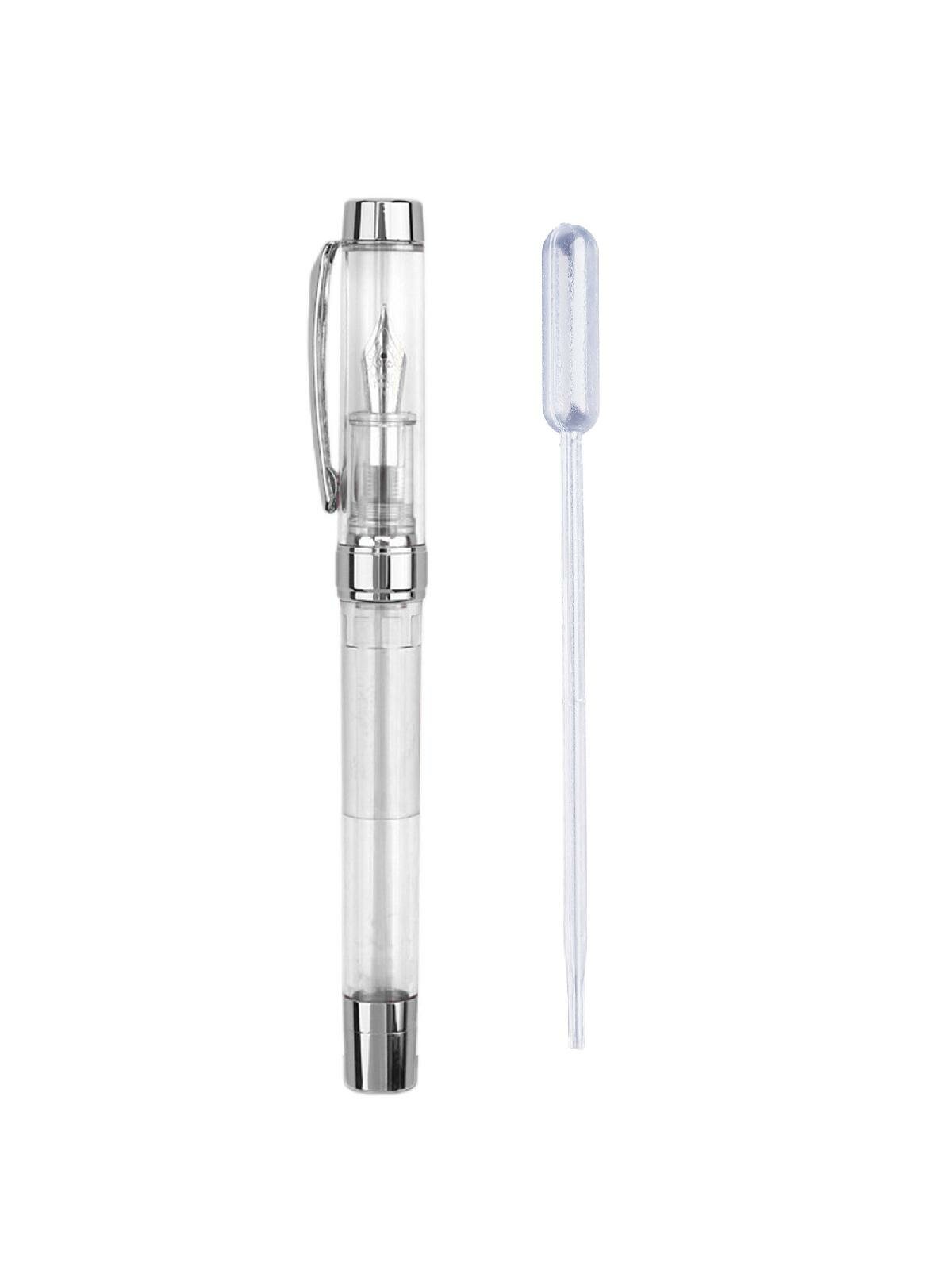 Прозрачная перьевая ручка EF / F с иридиевым пером Пиши плавно, не засоряясь акрилом