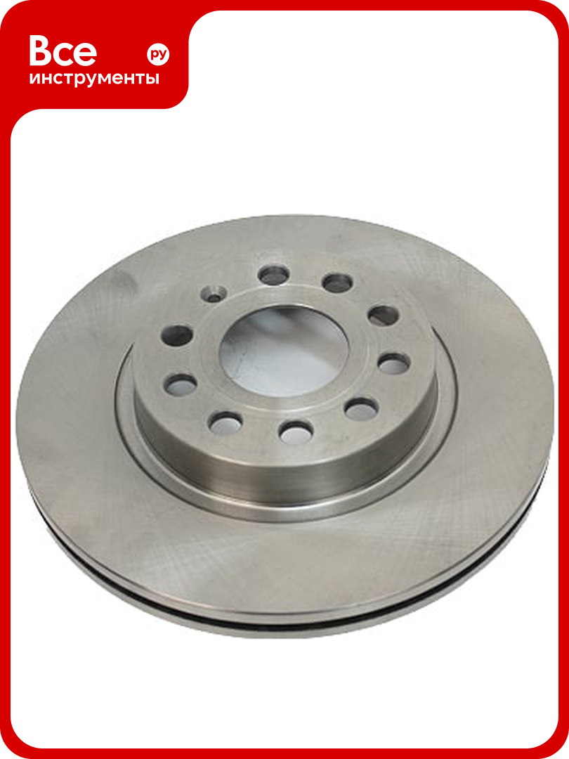 Тормозной диск передний оригинальный для Audi A3, Skoda Octavia, VW Golf – кованый алюминиевый сплав, износостойкость