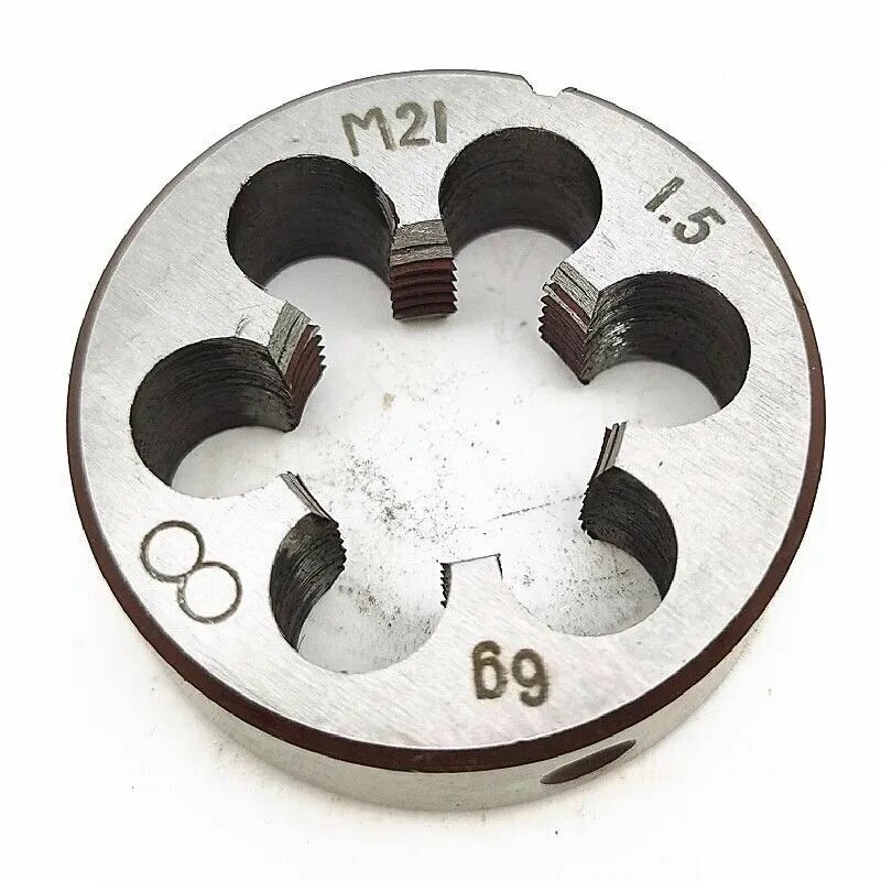 Плашка ручная, М21х1,5, Сталь инструментальная, 1 штука, FUDO