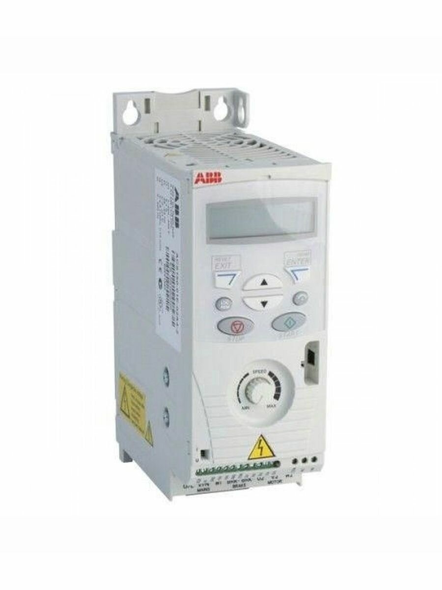 ABB ACS150-03E-02A4-4 Преобразователь частоты 0.75 кВт, 380В, 3 фазы, IP20 (с панелью управления)