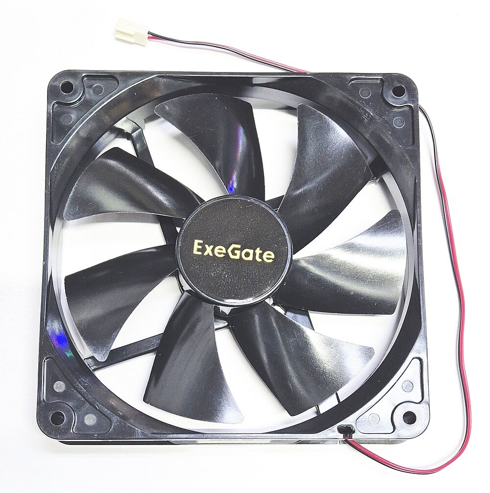 Вентилятор 140x140x25 Exegate EX14025B2P , 1250rpm, 24dB(M), 0.06A, SLB, 2pin