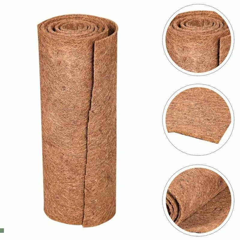 Коричневый коврик из кокосового волокна для рептилий, подложка для растений 100.00X50.00X0.50CM