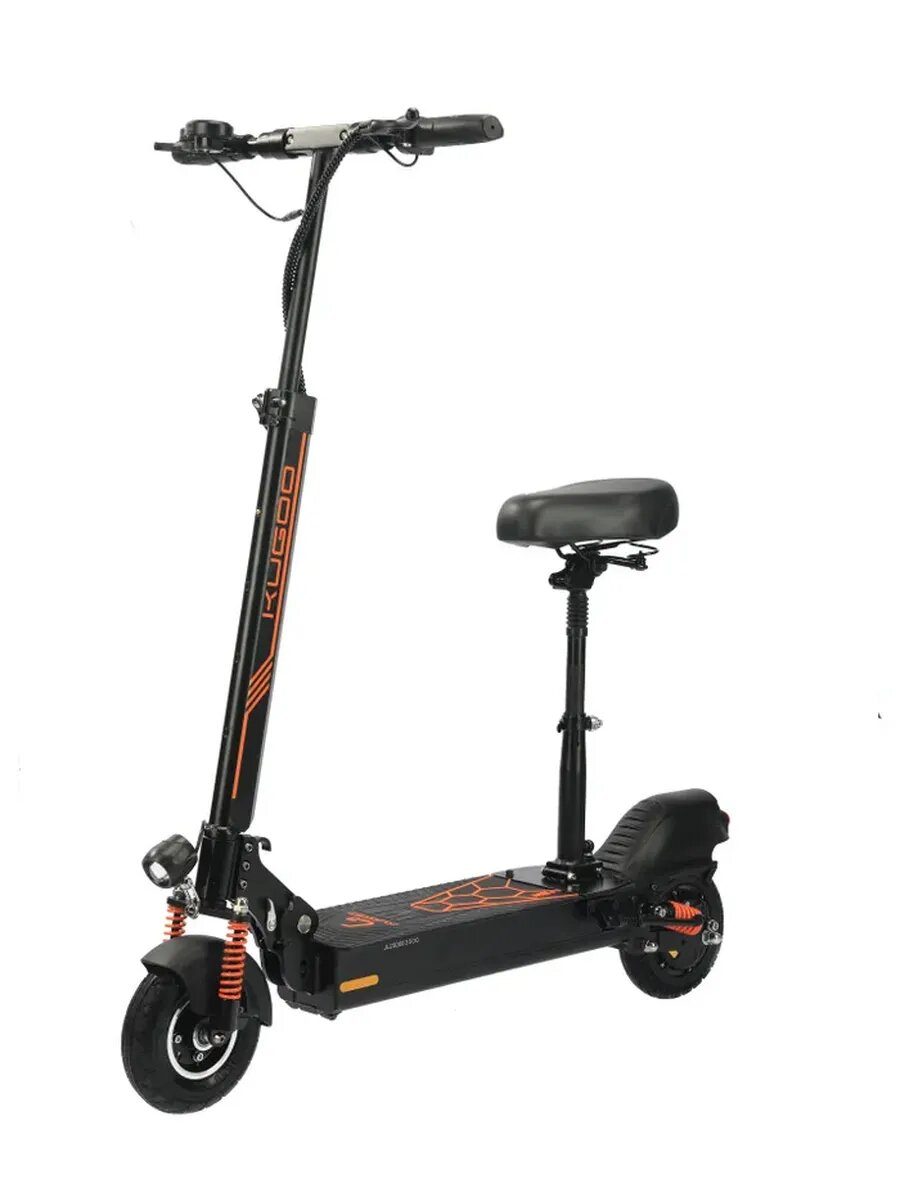 Электросамокат KUGOO M2 Plus, детский, Li-Ion, 35 км, черный