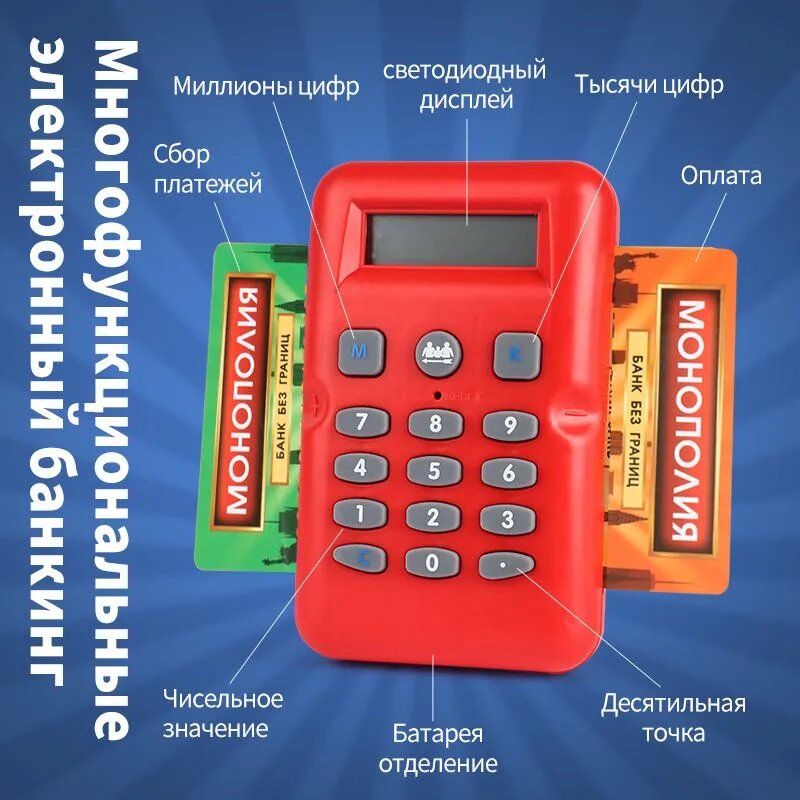 Игра в монополию Расслабляющая стратегическая логическая игра, 1 комплект — фото 1