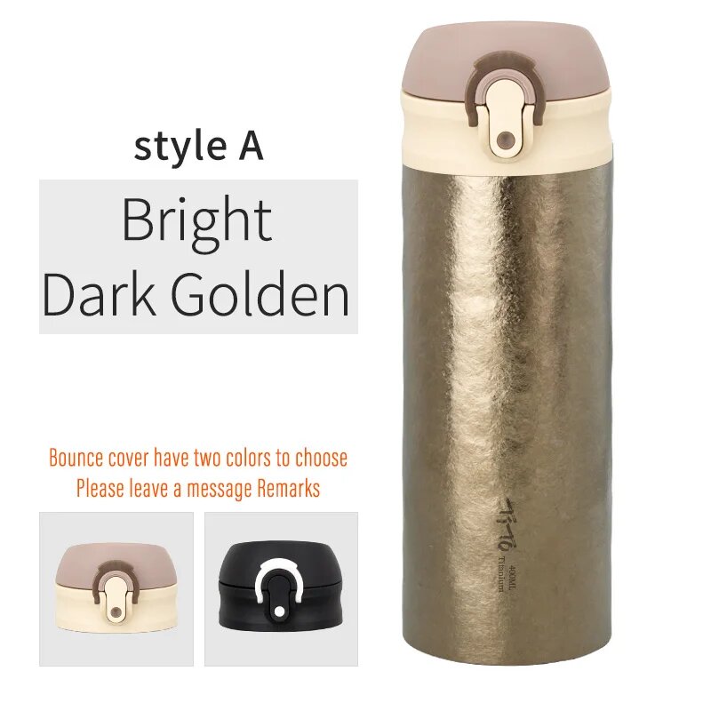 Термос TiTo из чистого титана с двойными стенками, экологичный, портативный, для бизнеса, вакуумная колба из титана