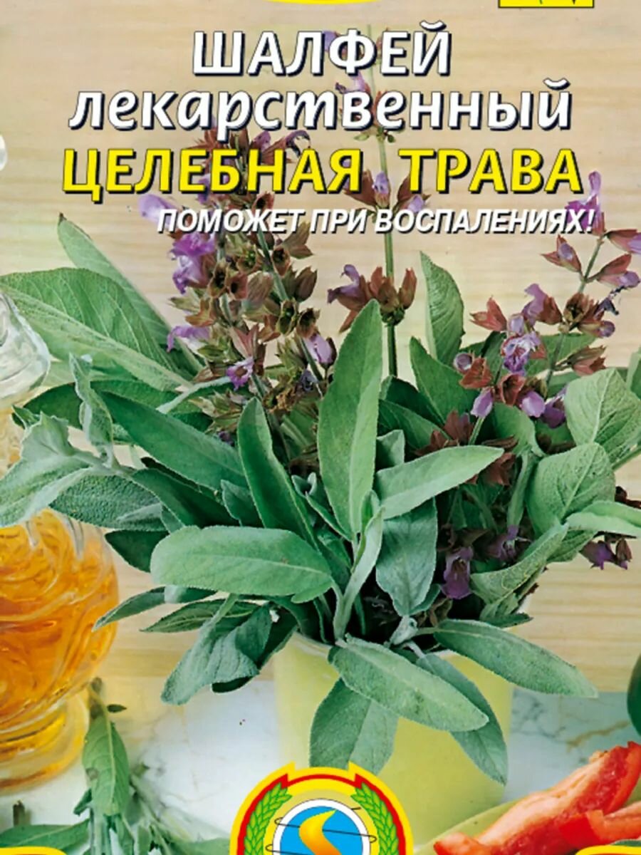 Шалфей Целебная трава лекарственный 0,2 г, Плазменные семена