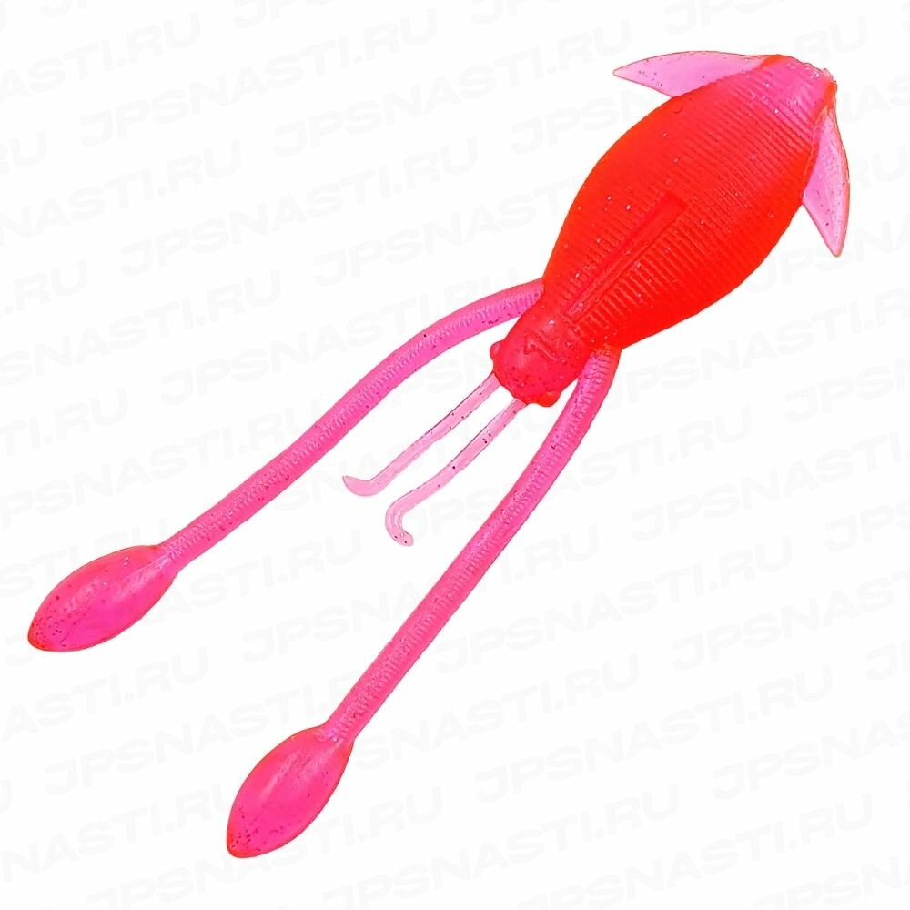 Силиконовые приманки Eleven Lures Squidward 2.8, 10 шт, #Slutty Pink