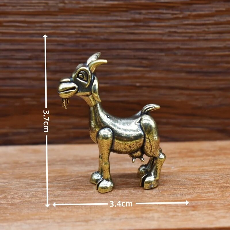 Металлическая статуэтка осла или овцы Sheep