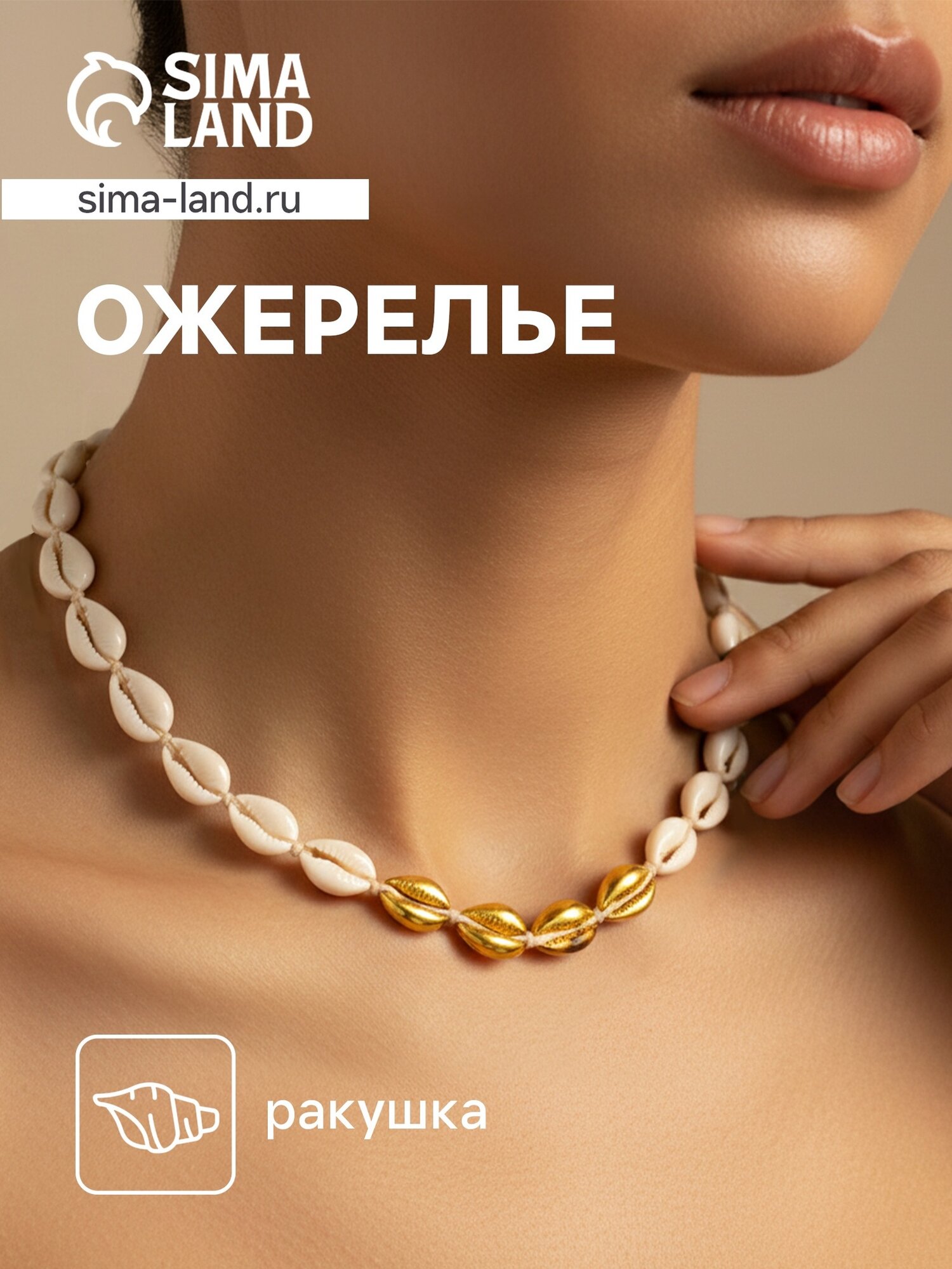 Колье, ракушка