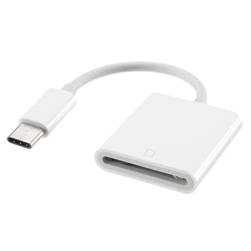 Кардридер USB-C для SD карт, белый